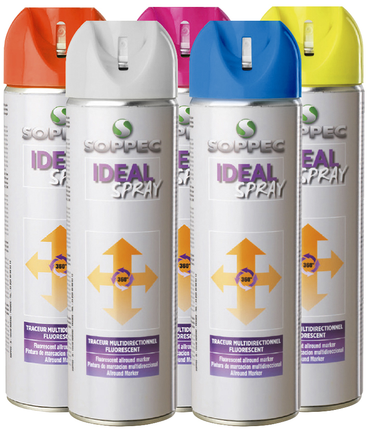 Blue spray paint Soppec IDEAL | isprzet.pl online store