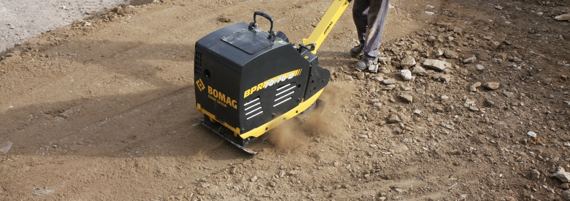 Reversible vibratory plate Bomag BPR 70/70 D | isprzet.pl store