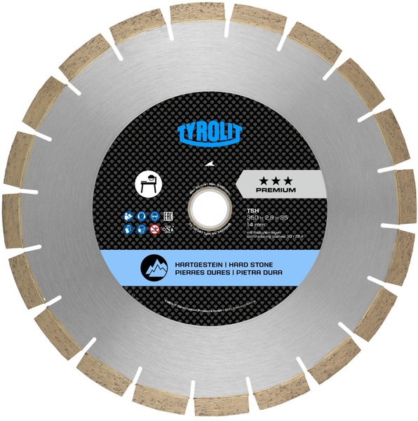 Diamond blade Tyrolit Premium TSH 350 x 2,8 mm | isprzet.pl store