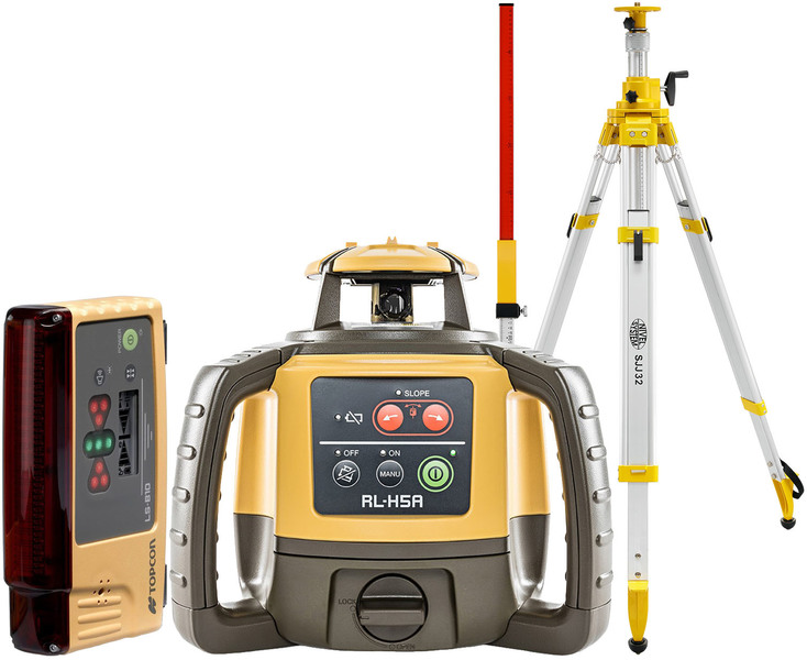 Niwelator laserowy Topcon RL-H5A (SJJ32 + łata + LS-B10) | sklep