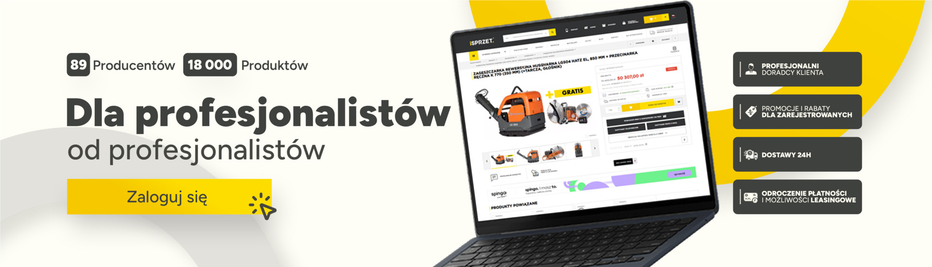 Zagęszczarka rewersyjna Swepac FB 280 | sklep isprzet.pl